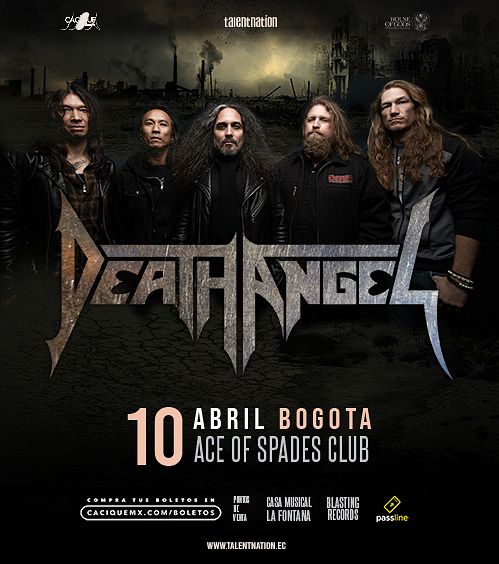 Evento Deathangel|Conciertos, Festivales.