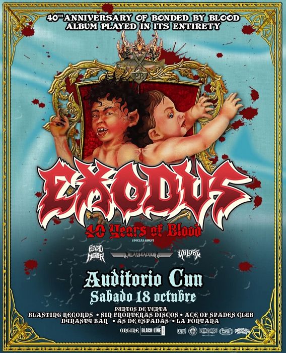 Evento Exodus|Conciertos, Festivales.