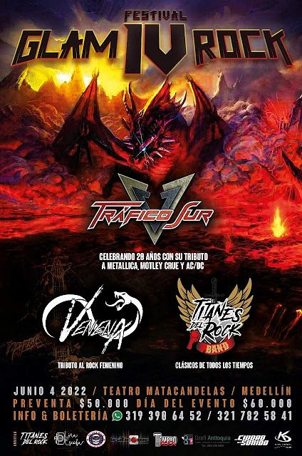 Evento Glam Rock Festival 4|Conciertos, Festivales.