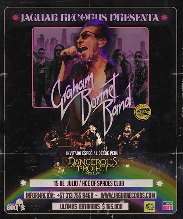 Evento Graham Bonnet Band|Conciertos, Festivales.