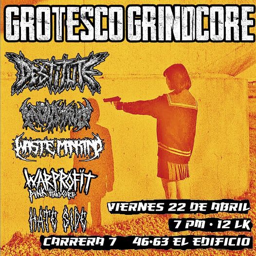 Evento Grotesco Grindcore|Conciertos, Festivales.