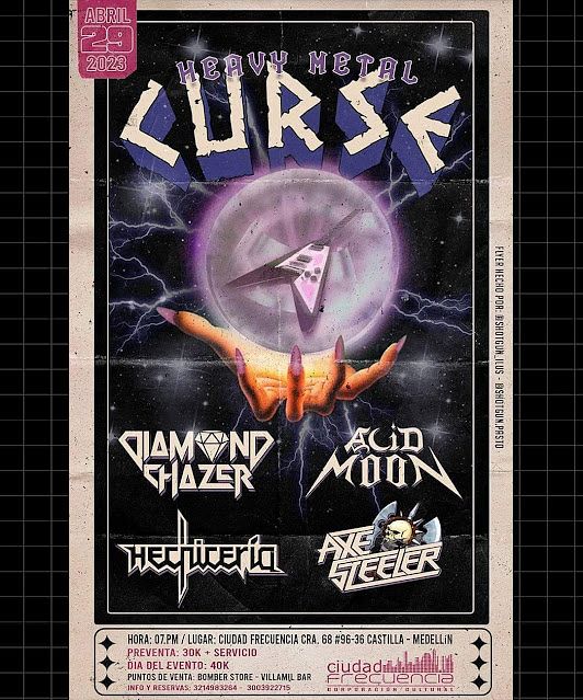 Evento Heavy Metal Curse|Conciertos, Festivales.