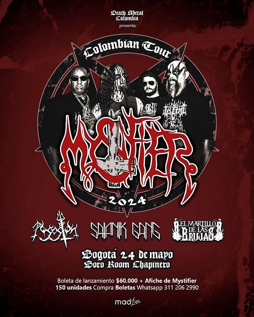 Evento Mystifier|Conciertos, Festivales.