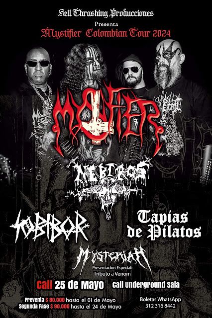 Evento Mystifier|Conciertos, Festivales.