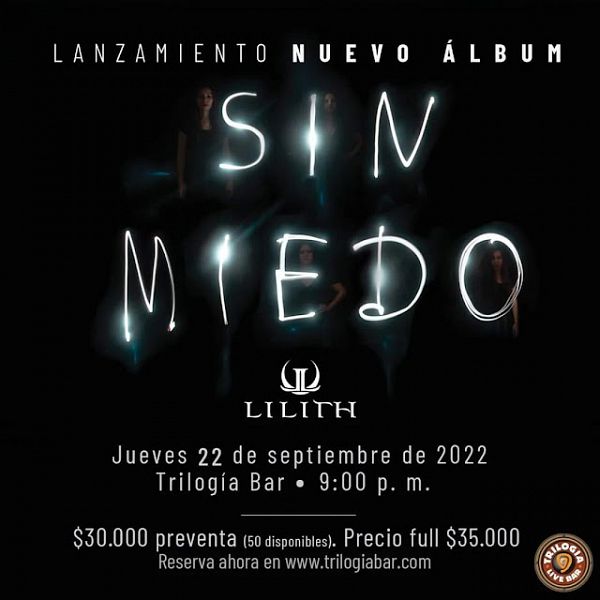 Evento Nuevo Disco De Lilith|Conciertos, Festivales.