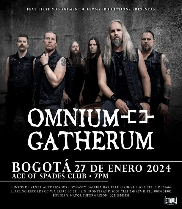 Evento Omnium Gatherum|Conciertos, Festivales.