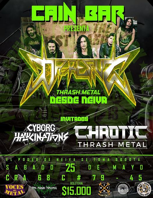 Evento Oppressus|Conciertos, Festivales.