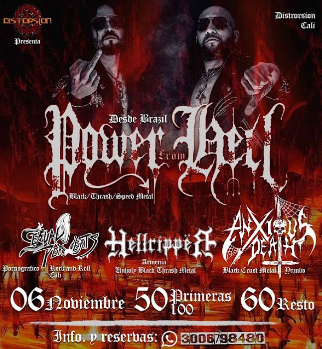 Evento Power From Hell En Colombia|Conciertos, Festivales.