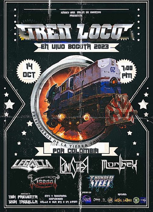 Evento Tren Loco|Conciertos, Festivales.